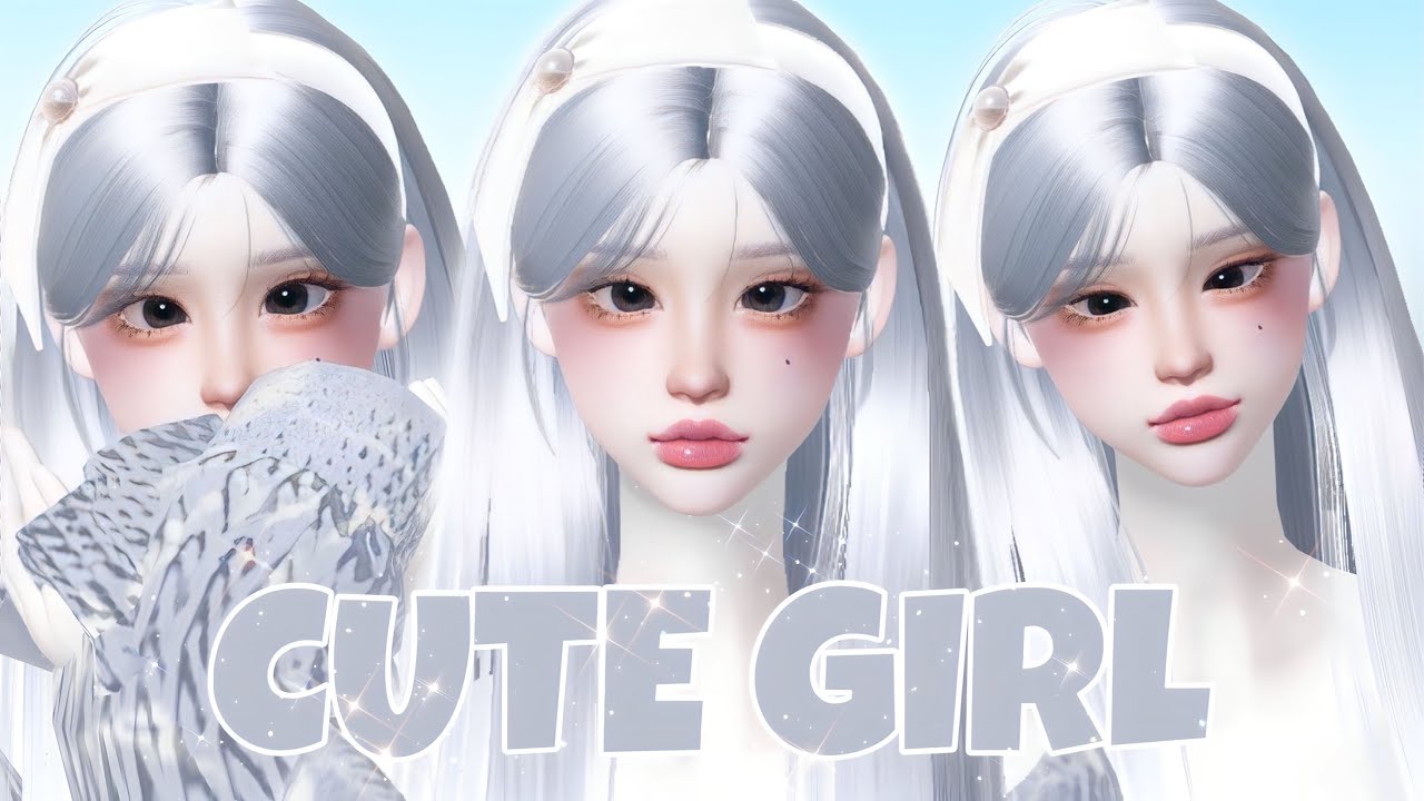 ZEPETO face tutorial cute girl | Korean girl - YouTube