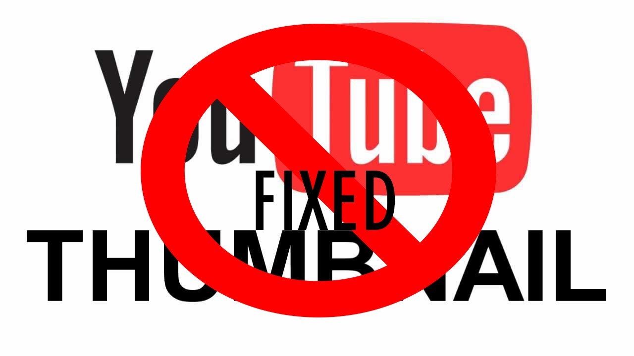 Cara Mengatasi Thumbnails Youtube Disabled - YouTube