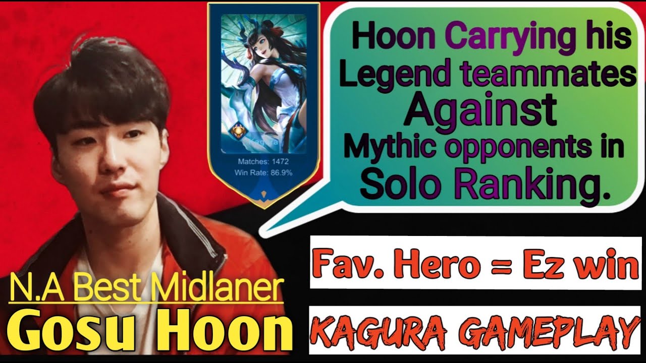 Gosu Hoon Carrying legends against mythic opponents in solo ranking ...