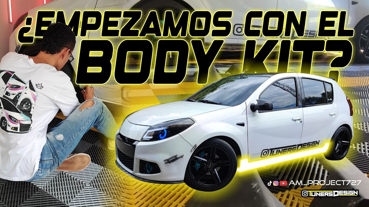 Estribos laterales al Sandero // Renault Sandero Modificado - YouTube