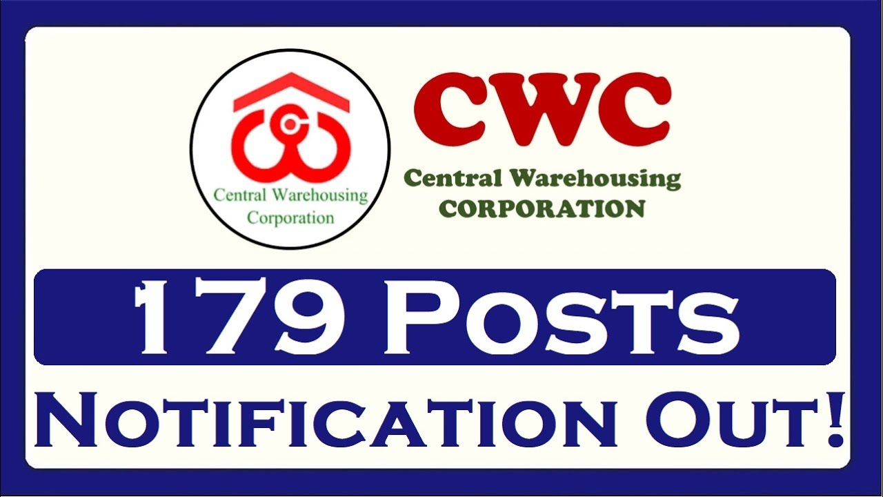 Central Warehousing Company CWC 179 Posts Notification Out! - YouTube