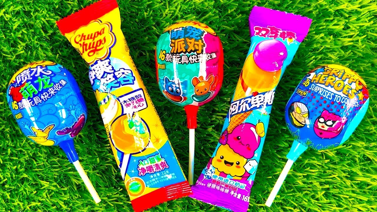 Lollipops Unpacking ASMR 🍭 Opening Chupa Chups Surprise and Sweets ...