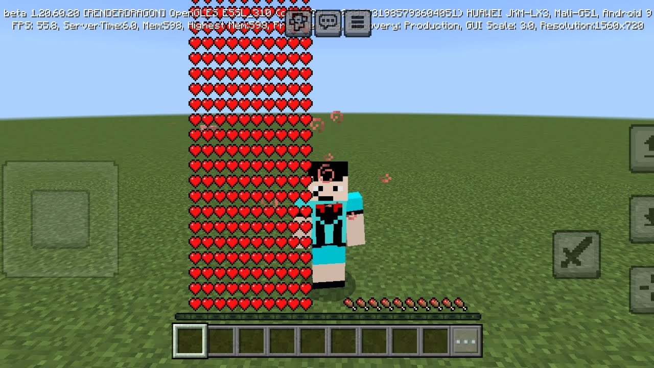 como tener 1M de corazones en minecraft con comandos - YouTube