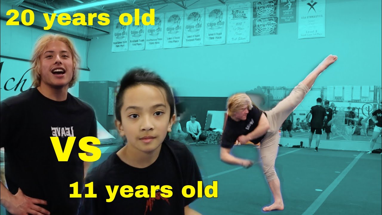 20 year old pro tricker vs 11 year old pro tricker Part1 - YouTube