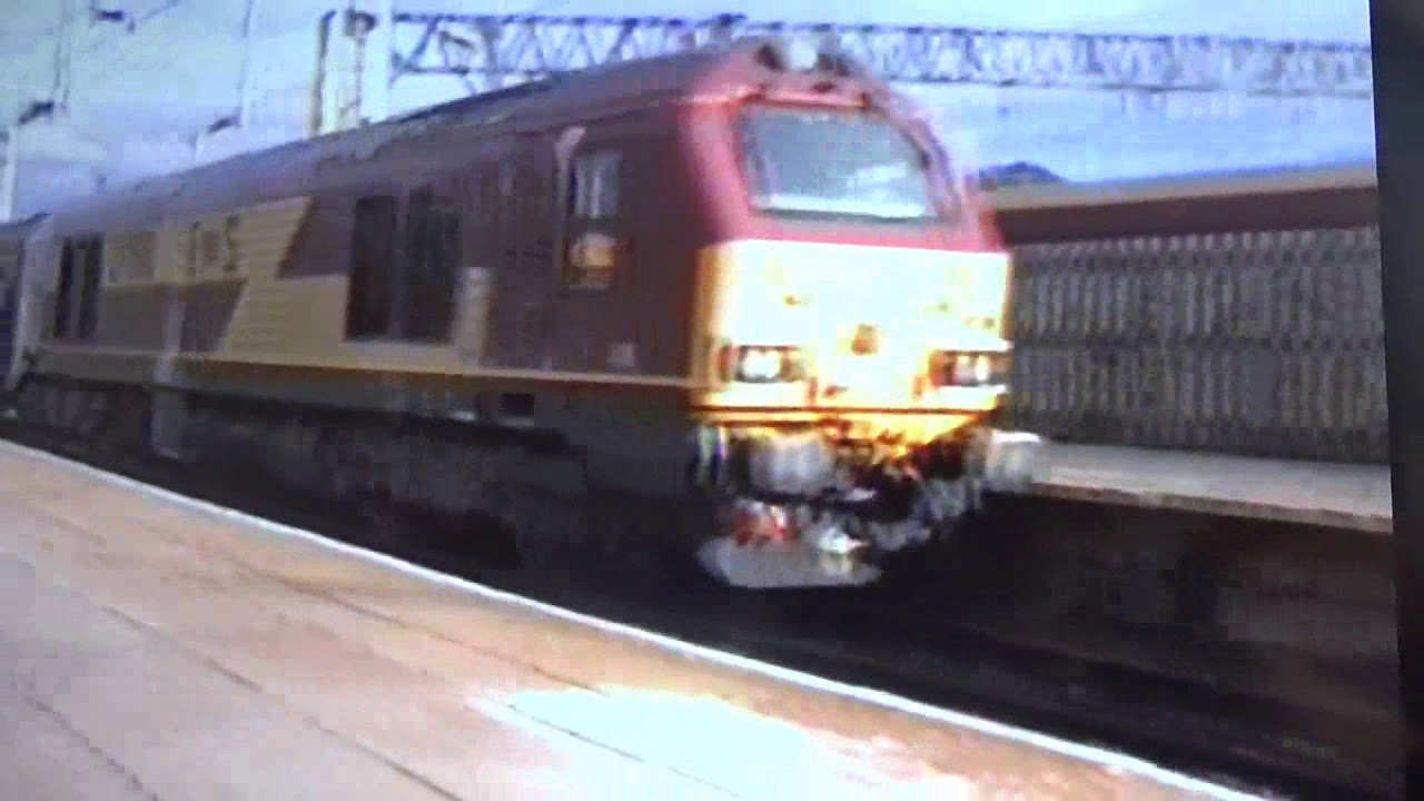 EWS Class 67s at Bescot on the Mail Trains in 2003 - YouTube