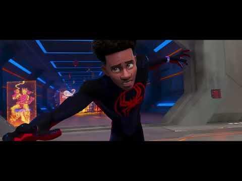 Spider-man Across The Spider Verse Miles Morales Escapes From The