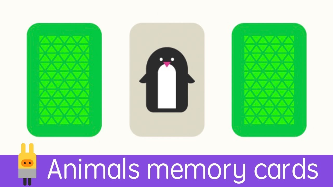 Animals Memory Cards with Lernin – train your memory - YouTube