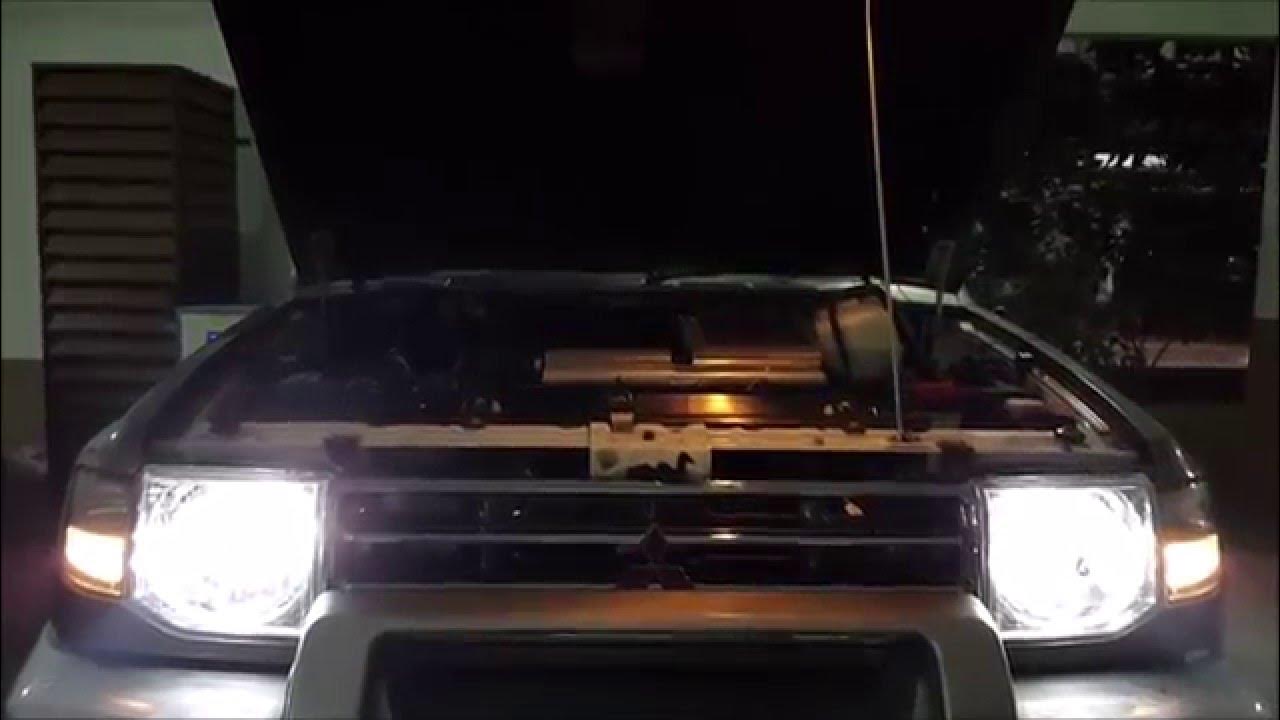 Brightness Comparison between Philips Luxeon ZES H4 Led vs Philips Lumiled MZ H4 Led - YouTube