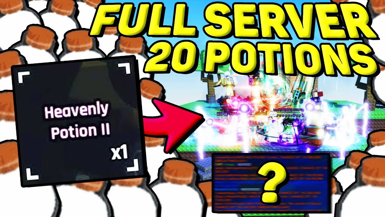 SOLS RNG: 20 HEAVENLY POTIONS 2 in the SAME SERVER (MAX LUCK) - YouTube