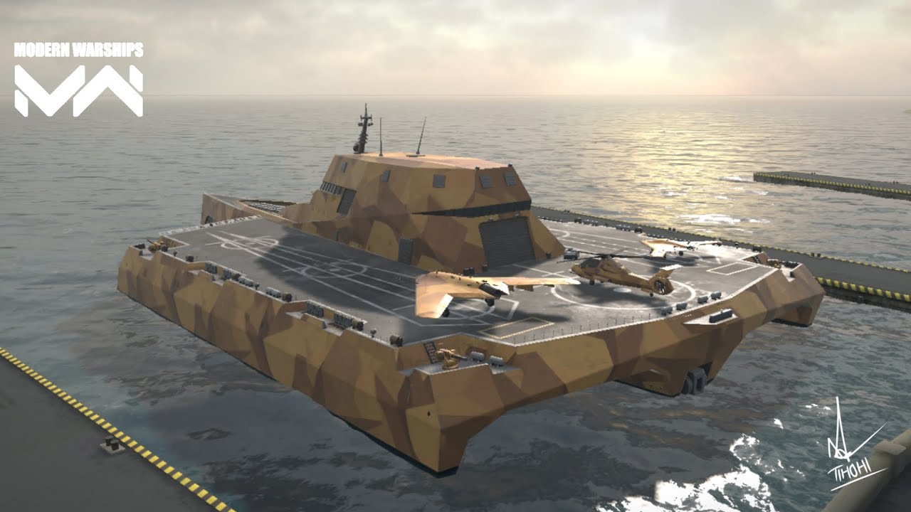 Modern Warships:This Drone Carrier is weird looking🧐 - YouTube