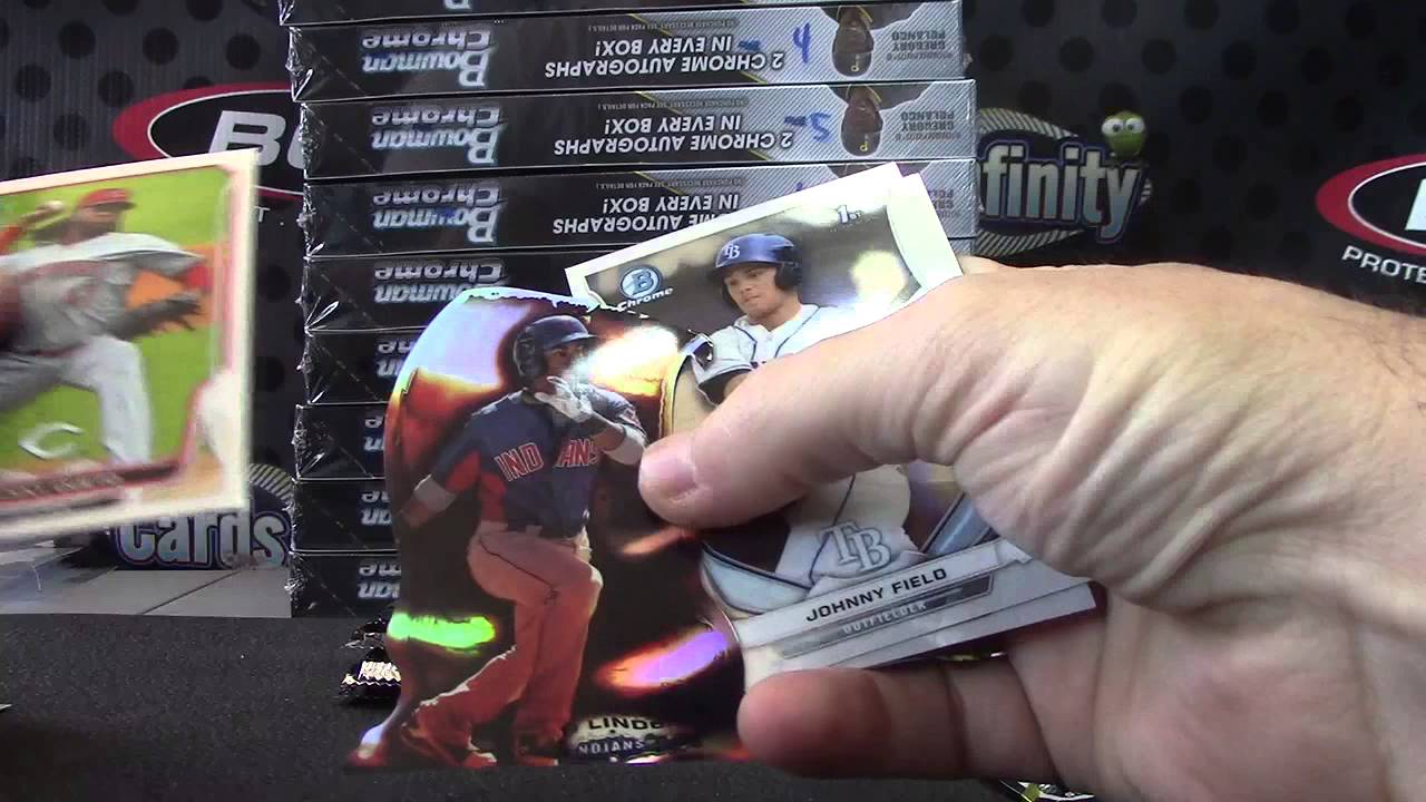 Donald Woo's 2014 Bowman Chrome Baseball Box Break - YouTube