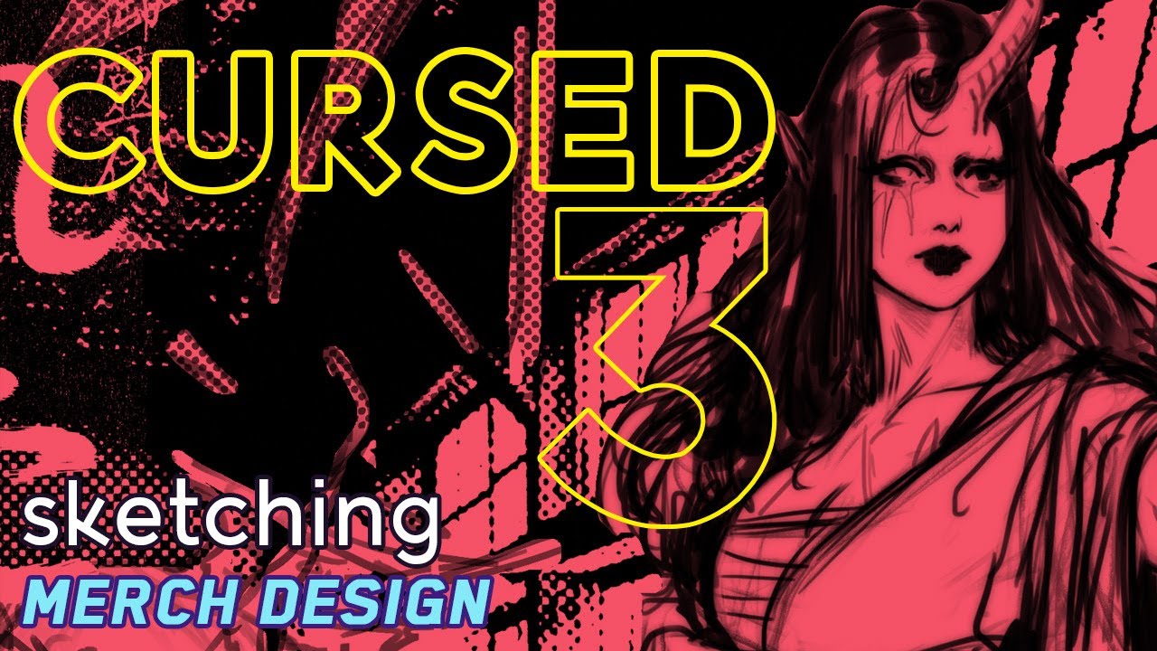 Cursed - 03 - Character Design Sketching // 1000%Speed #characterdesign ...