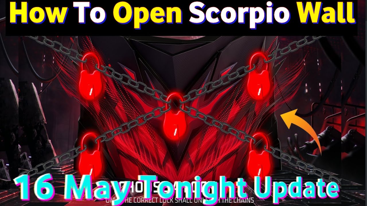 Scorpio Wall New Event In Free Fire Max 🔥 16 May New Event Ff || Free ...