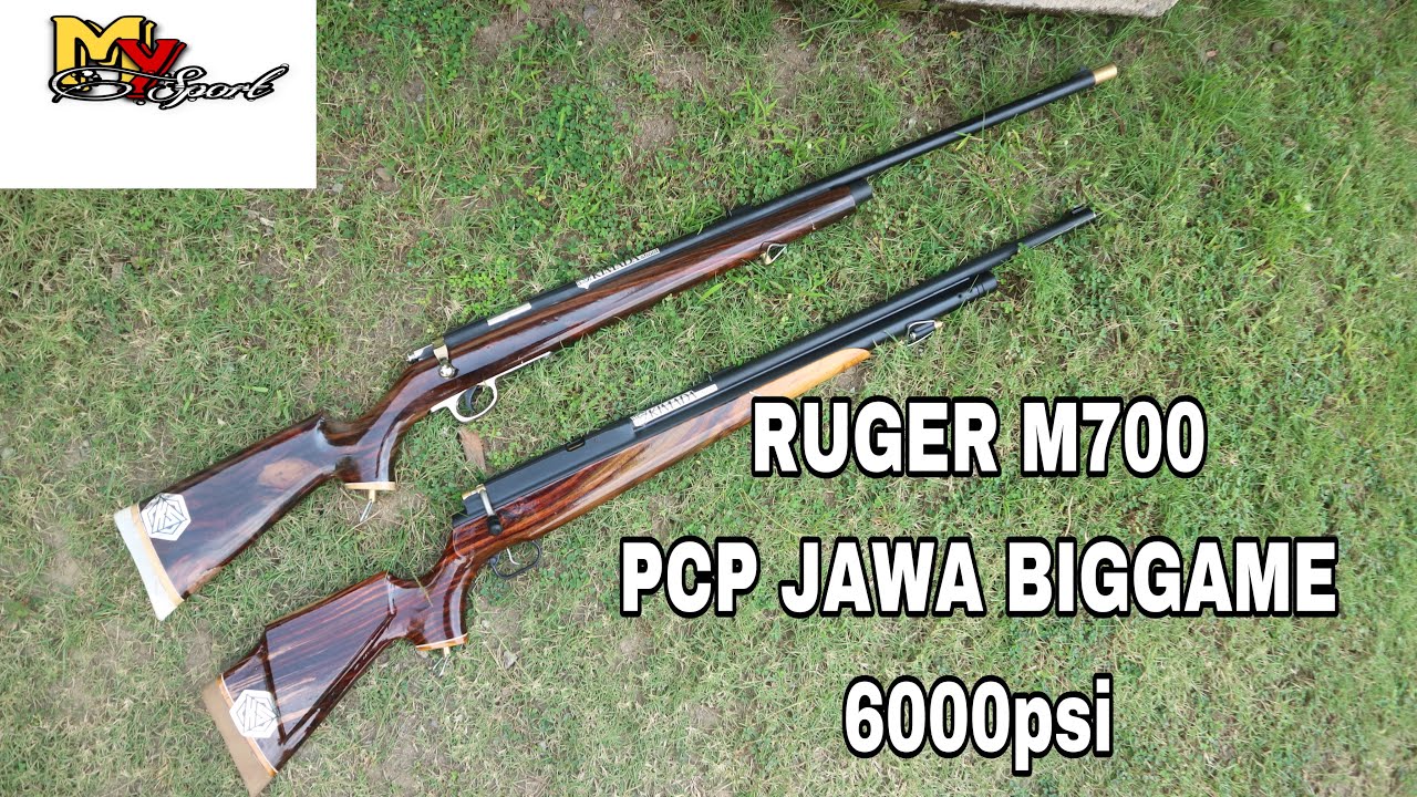 RUGER M700 PCP JAWA BIGGAME⁉️SENAPAN ANGIN PCP BIGGAME 6000psi - YouTube