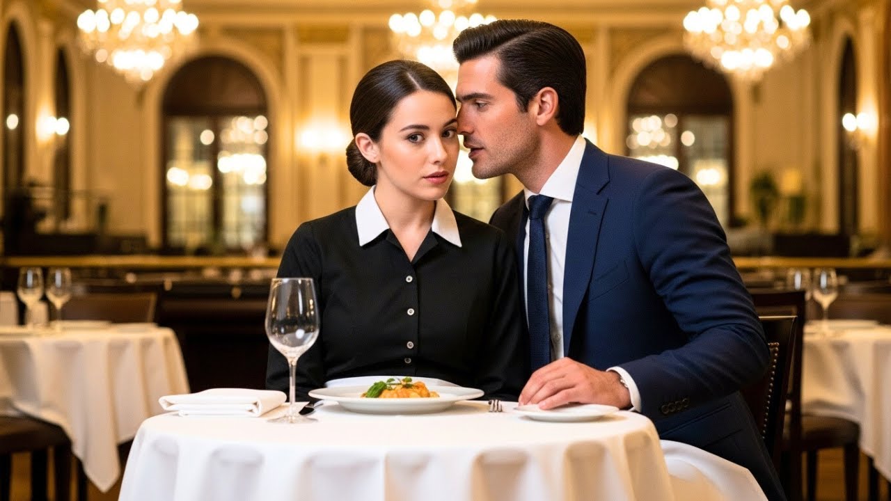 LA MESERA ALMORZABA SOLA, HASTA QUE EL MILLONARIO APARECIÓ Y LE SUSURRÓ ...