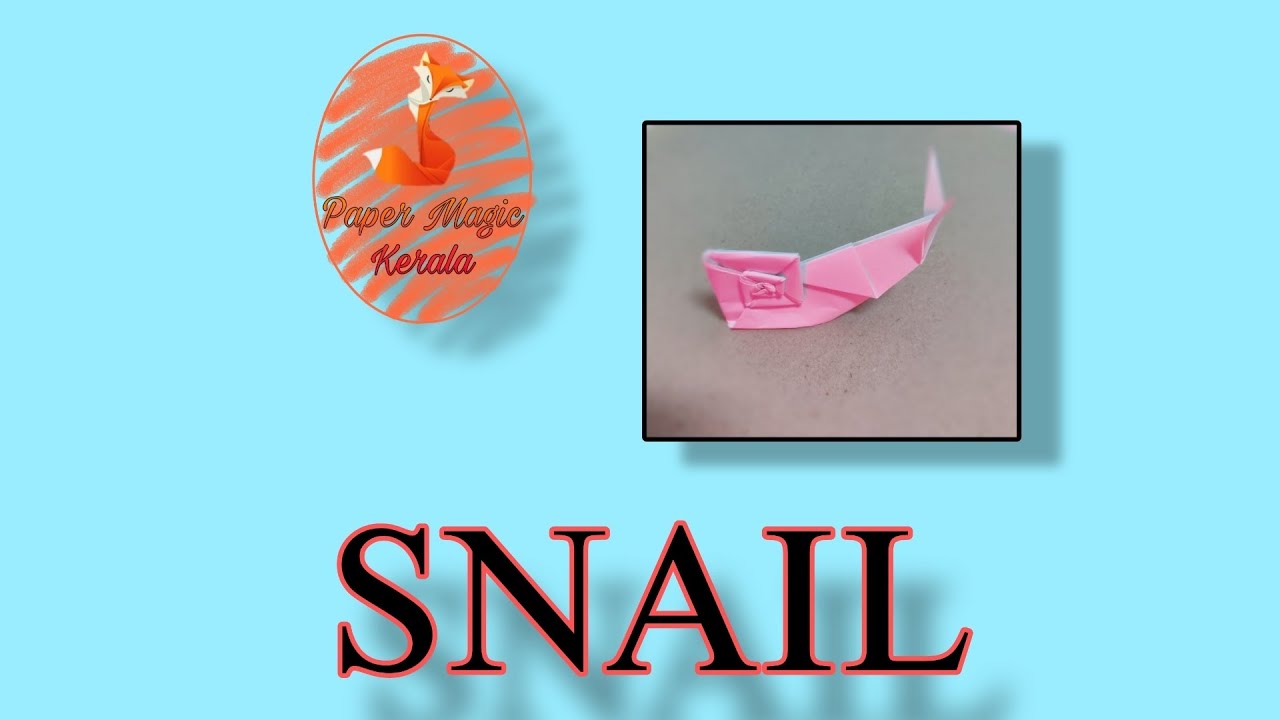Easy Origami Snail Tutorial | Step by Step for Beginners #origami # ...