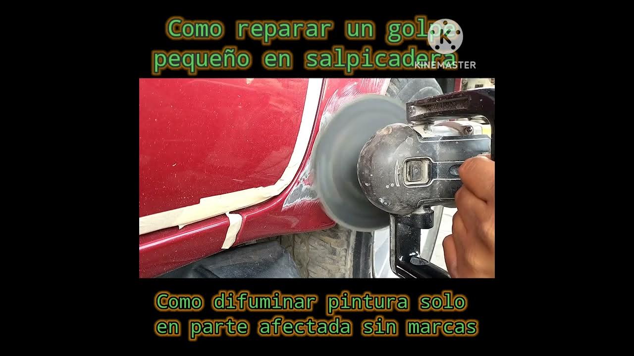 como difuminar pintura y transparente sin marcas/como pintar y sacar golpe sencillo en ...