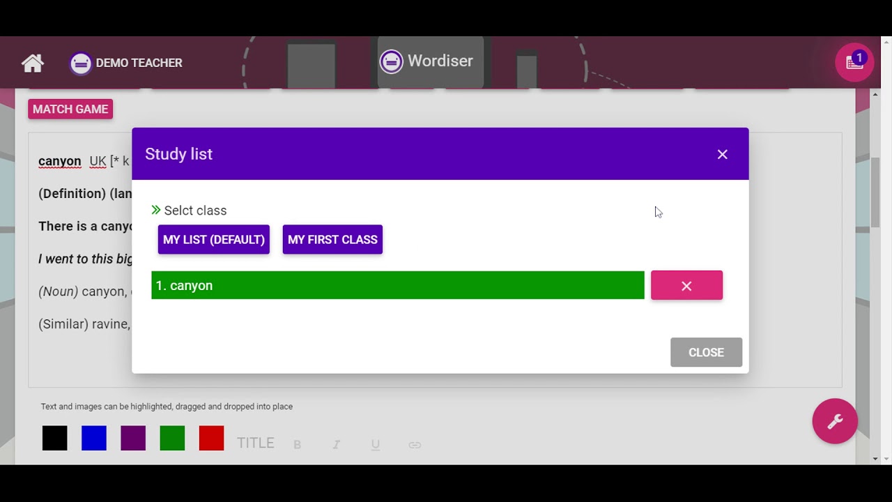 Adding Word Lists For Students YouTube Adding Word Lists For Students YouTube