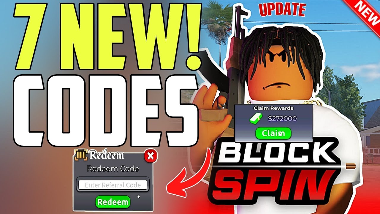 ⚠️UPDATE!⚡CODES⚠️BLOCKSPIN ROBLOX CODES 2025 - BLOCK SPIN CODES 2025 [ROBLOX] - YouTube