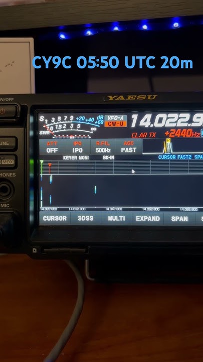 Cy9c on 20m working split from St. Paul Island. Nice signal for 2am - YouTube
