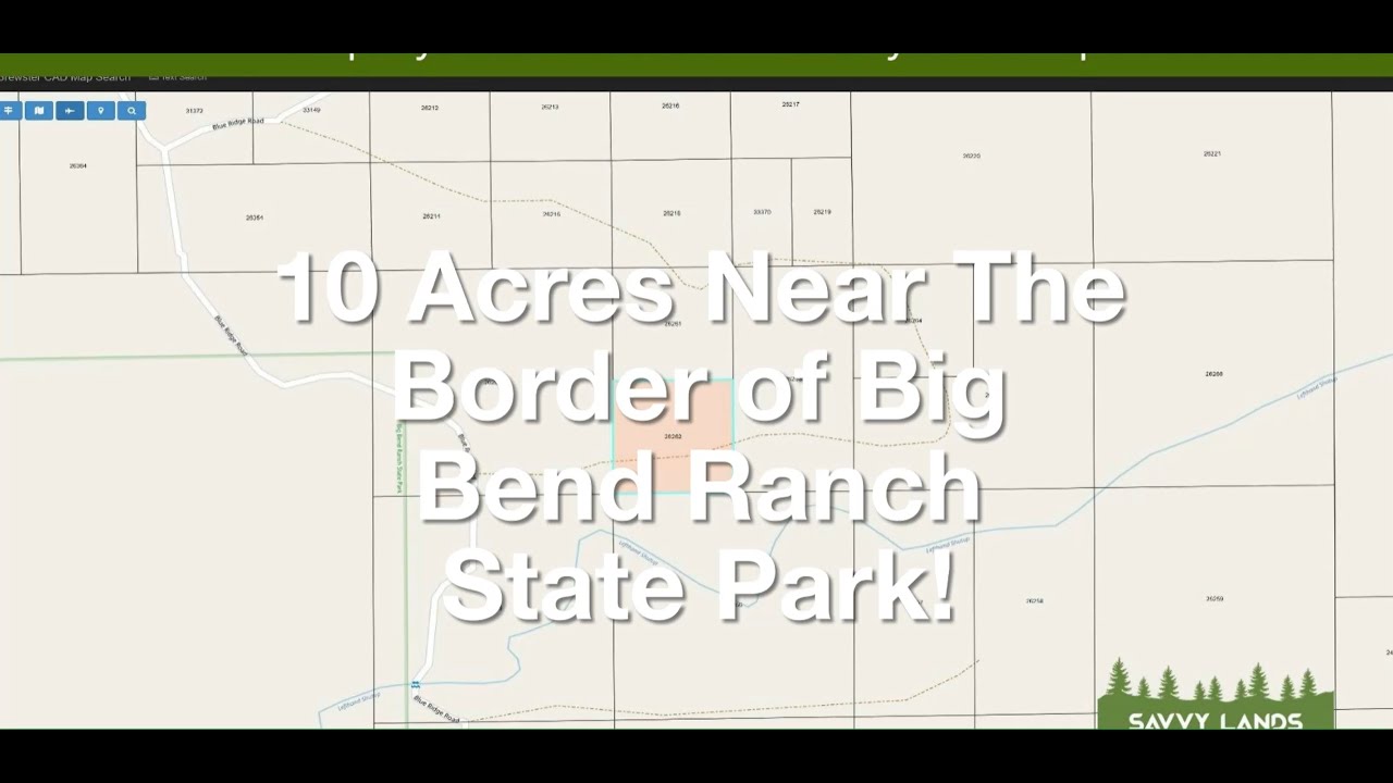 10 Acres For Sale Near The Border Of Big Bend Ranch State Park YouTube