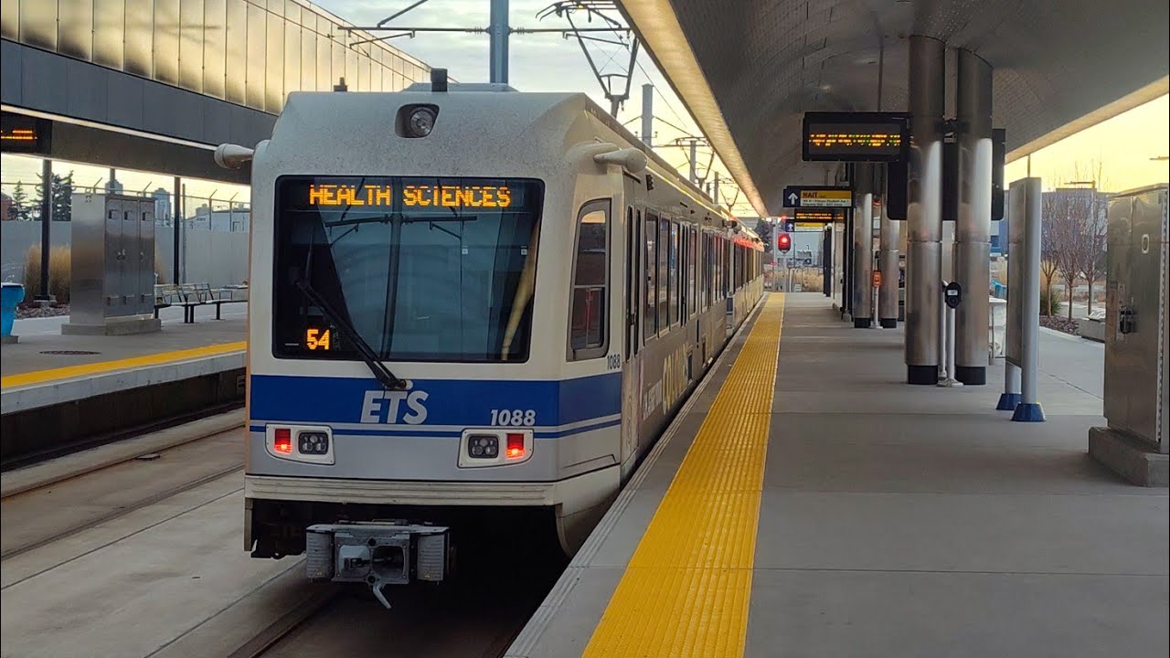 EDMONTON LRT: NAIT/Blatchford Market Station (full station tour ...