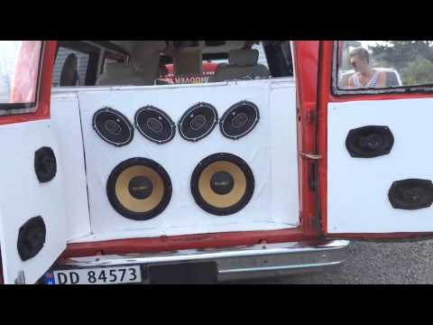 Test av russebil anlegget - YouTube