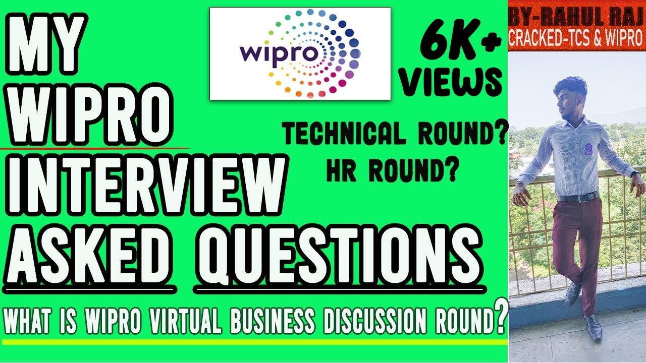 Wipro Interview Asked Questions & Answers | My Experience | Resume Q's ...