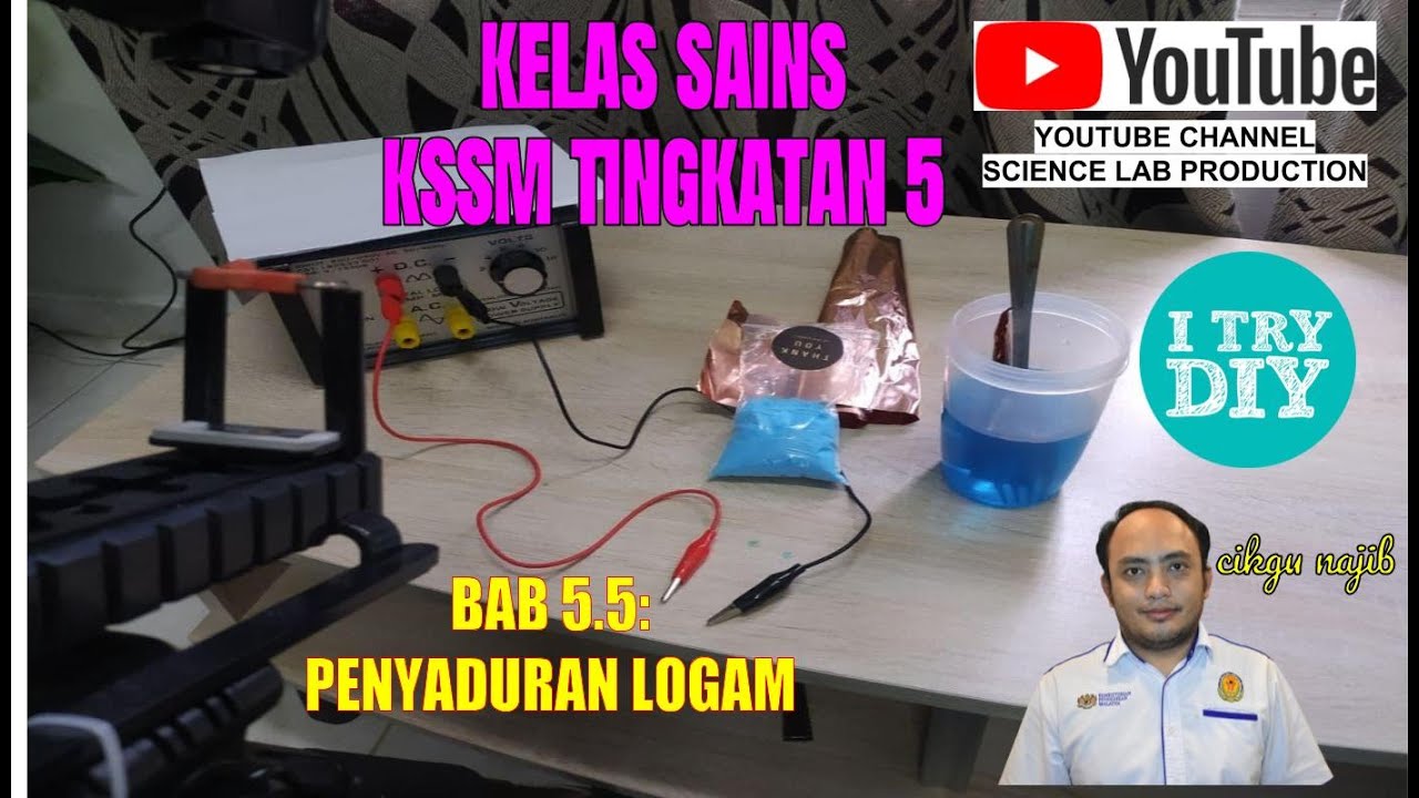 BAB 5.5 : MEMAHAMI #ELEKTROLISIS #PENYADURAN #LOGAM - YouTube
