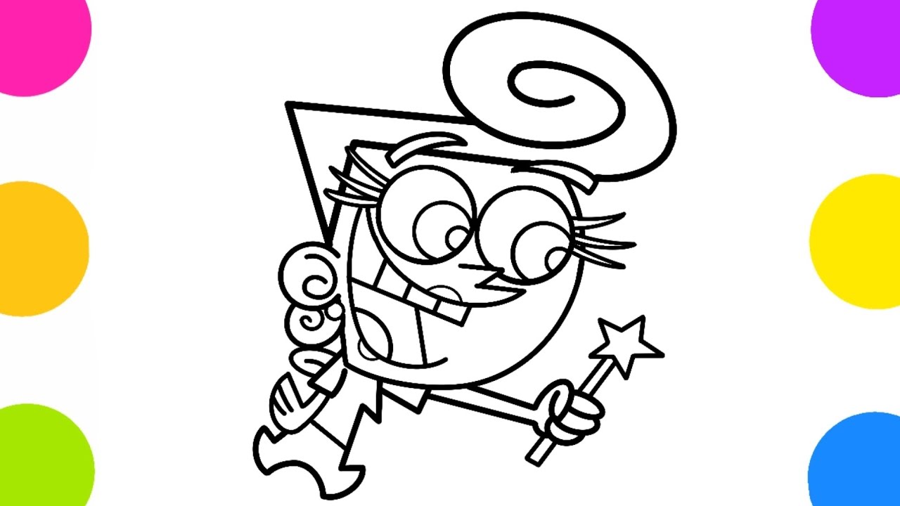 How to draw Wanda from The Fairly OddParents | Drawing and Coloring ...