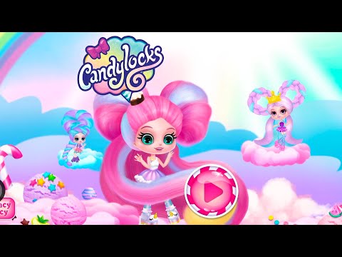 Candylocks Hair Salon Style Cotton Candy Hair - Hair Styling Games for Kids | TutoTOONS