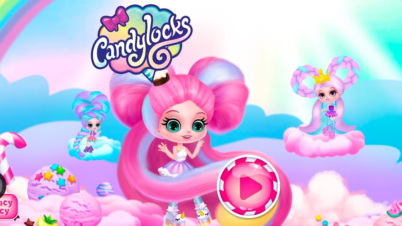 Candylocks Hair Salon Style Cotton Candy Hair - Hair Styling Games for ...