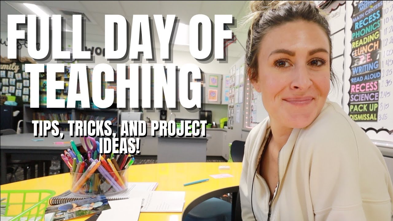 A Typical Day of Teaching - Tips and Tricks! | Teacher Vlog - YouTube