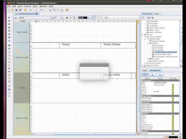 Pentaho Reporting 36 New Features Part 1 Of 5 Youtube