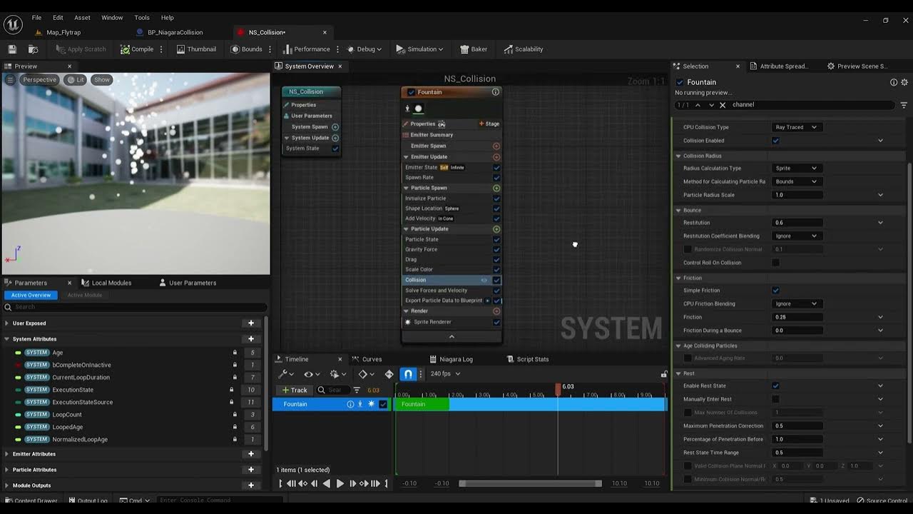 Niagara Collision 013 チャンネルの設定 Set CPU Collision Trace - YouTube