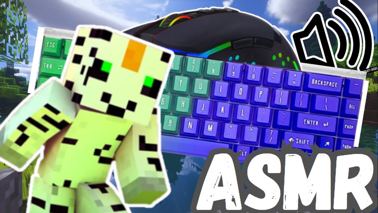 Keyboard Satisfactory + Mouse ASMR Sounds 😏 | Minecraft Bedwars Asmr ...
