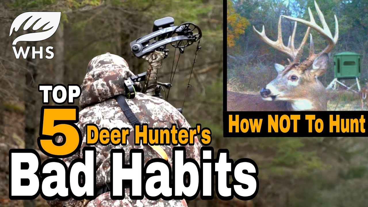 Top 5 Deer Hunting Bad Habits - YouTube