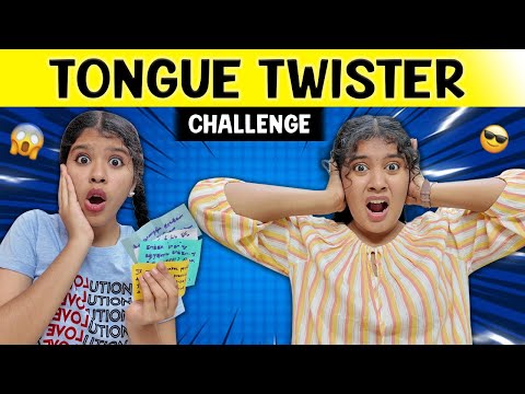 🔥Tongue Twister Challenge😜 - Vera Level Fun 😍 || Ammu Times