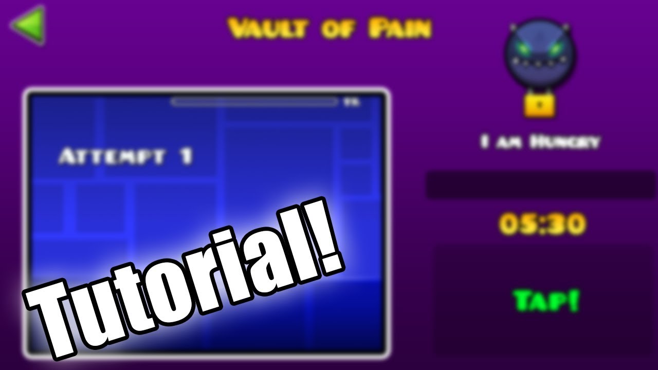 COMO HACER UN FANMADE DE GEOMETRY DASH: NUEVO VAULT - YouTube