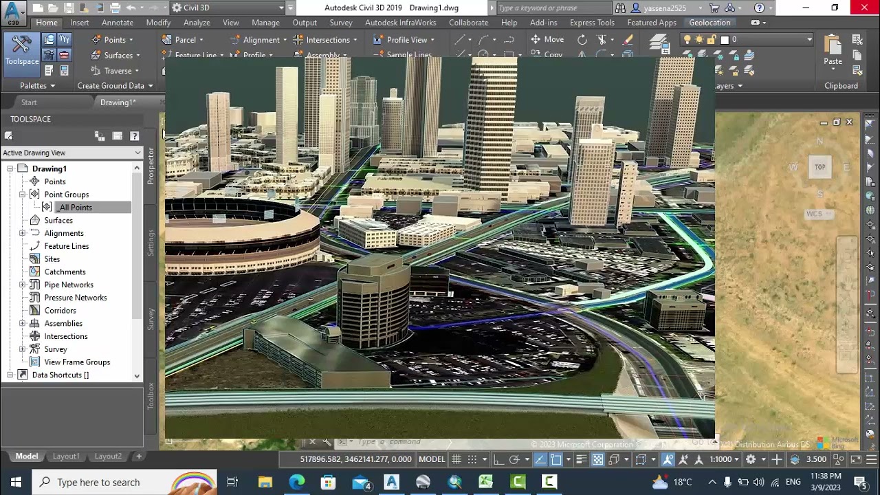 Traverse Correction AND INSERT GOOGLE EARTH Image IN CIVIL 3D YouTube Traverse Correction AND INSERT GOOGLE EARTH Image IN CIVIL 3D YouTube