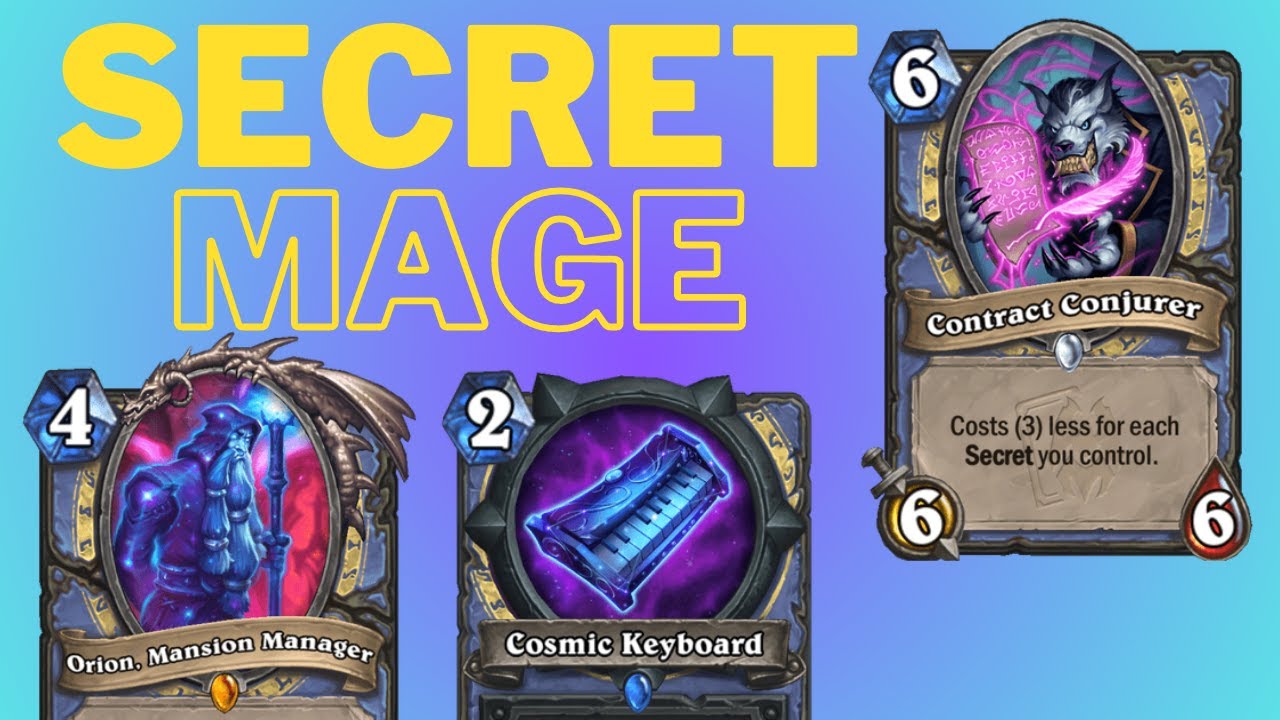 Secret Mage Secretly Good?!? - Hearthstone - Festival of Legends - YouTube