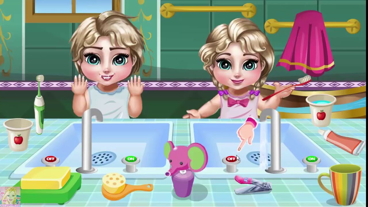 Elsa Twins Care 2 Frozen Elsa Baby Care Games for Kids - YouTube