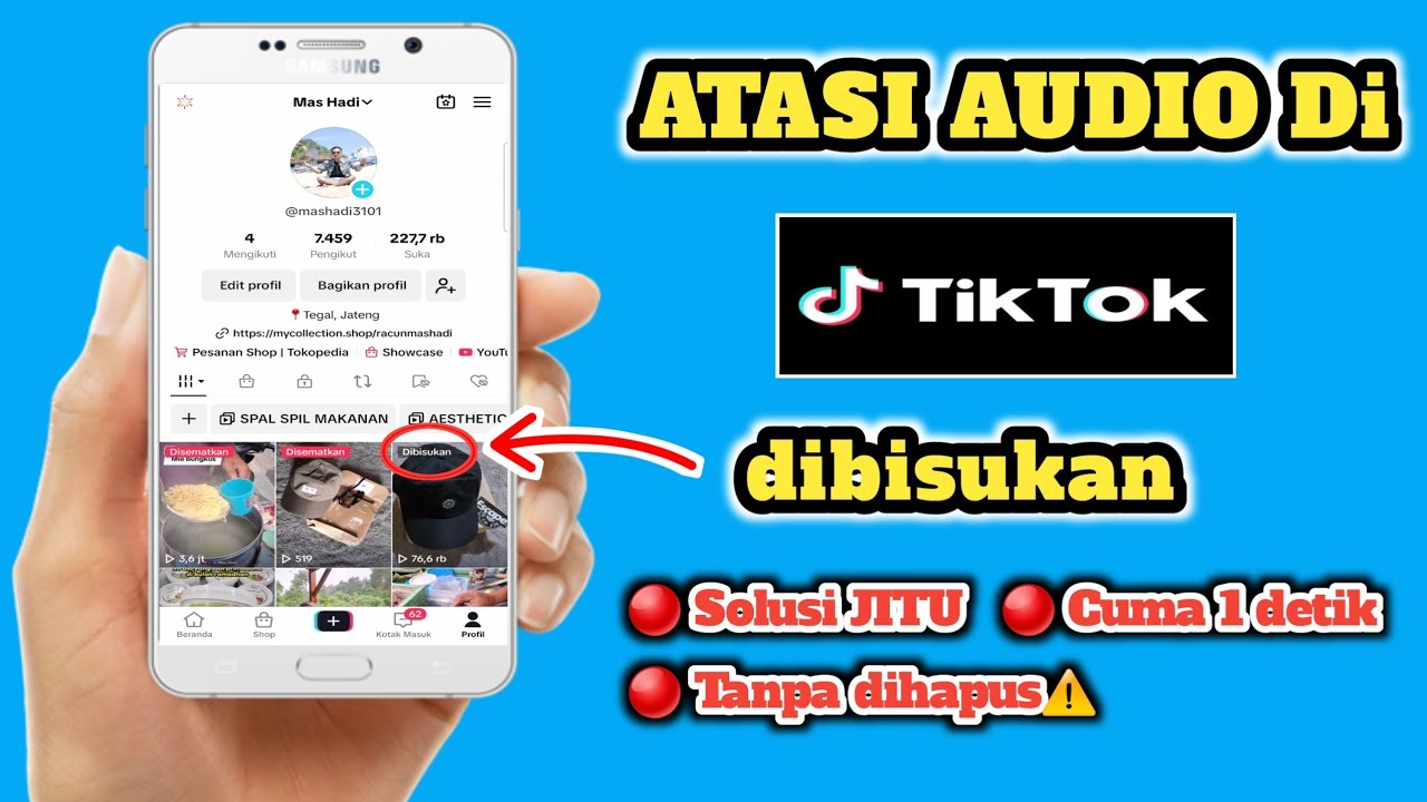 Cara mengatasi video TikTok dibisukan terbaru ( solusi video TikTok ...