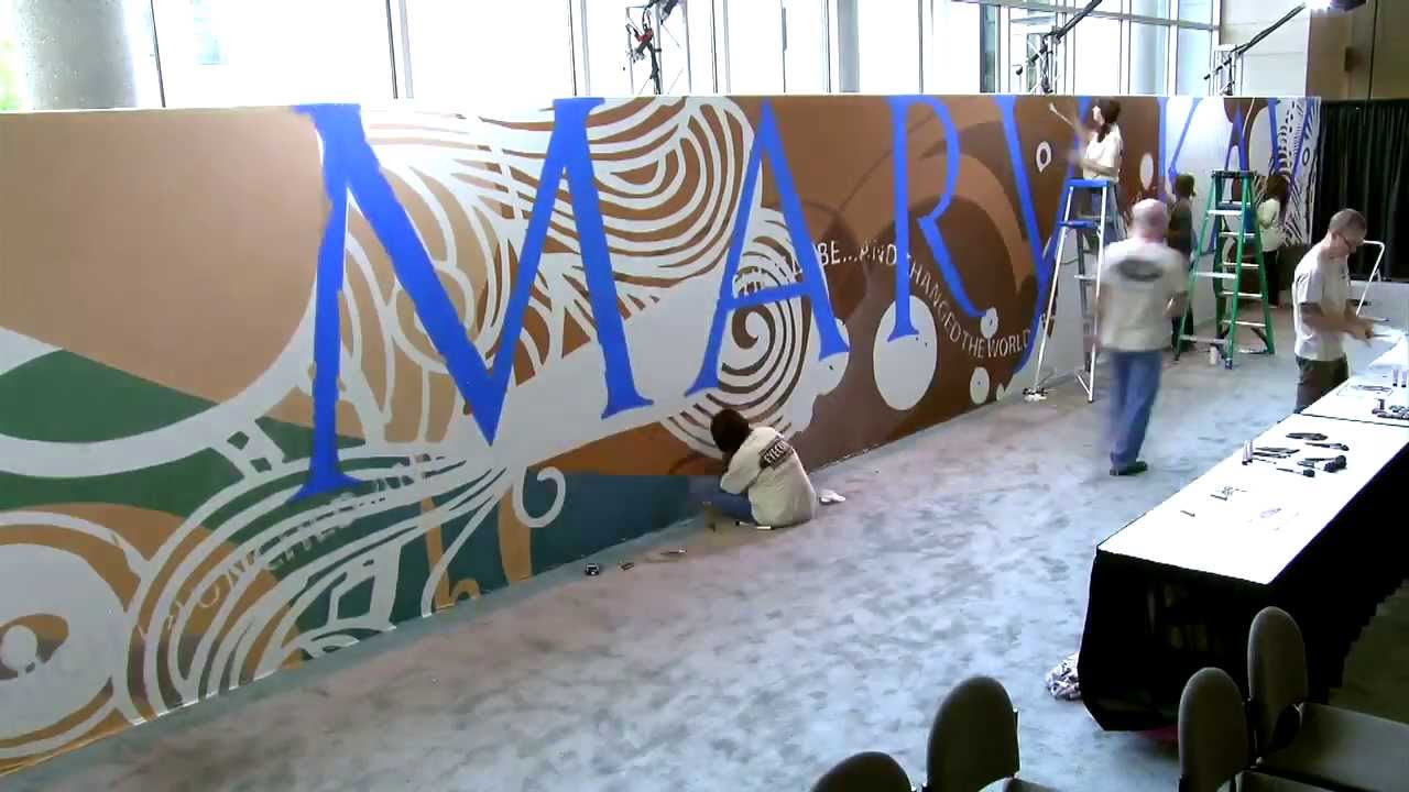 World Record Set for Largest Makeup Painting - YouTube