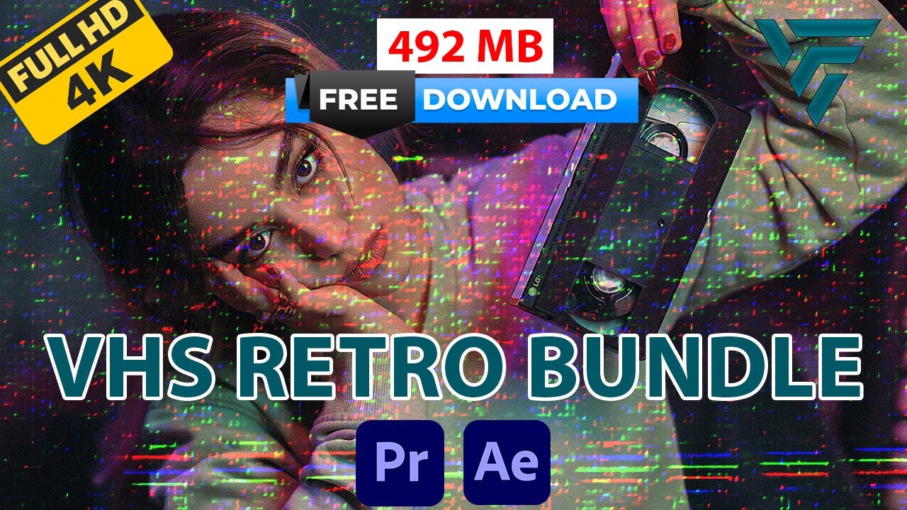 VHS Retro Video Bundle Pack | No Copyright | Free Download | Premiere ...