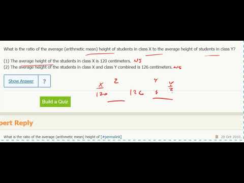 Statistics DS 2- What is the ratio of the average (arithmetic mean ...