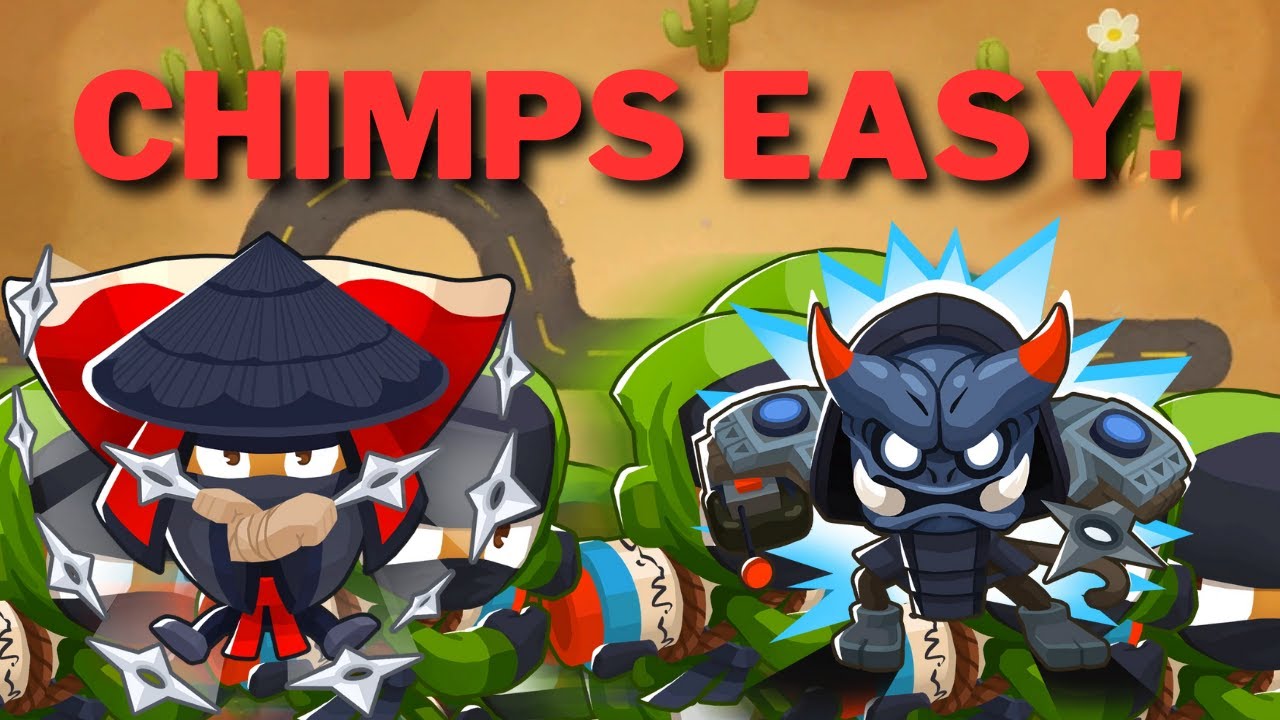End of the Road CHIMPS Done Easy with NInjas! Bloons TD 6 - YouTube