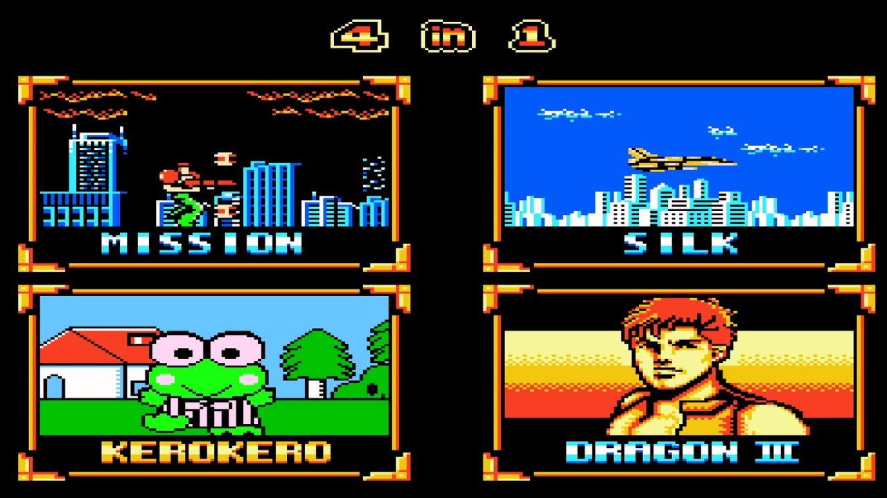 NES 4 in 1 Gameplay : Top 4 Adventure Games - YouTube