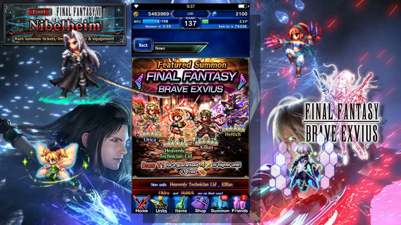 Brave Exvius News Part 2!! - CG Lid is Coming Through this Friday! :D ...