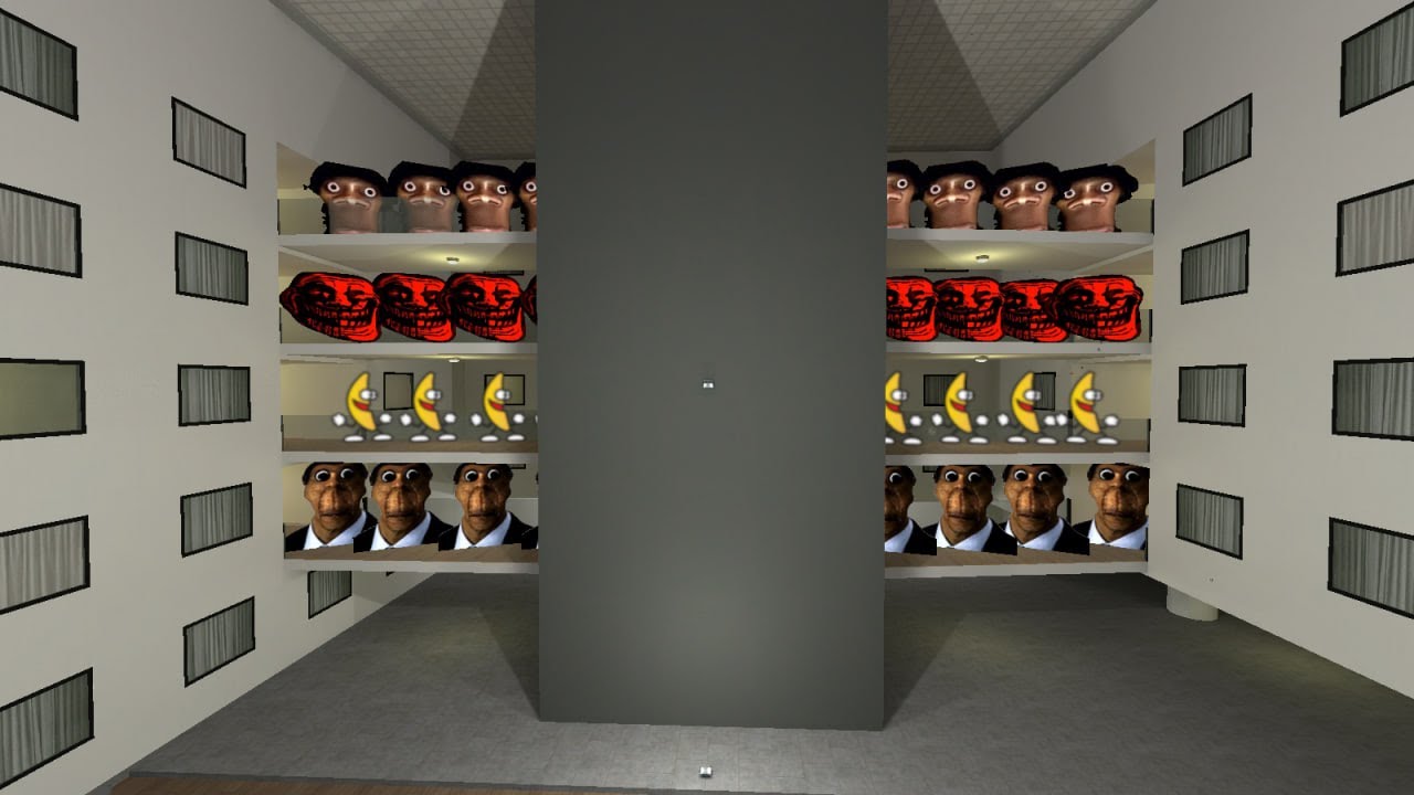 Auughh and Trollface , Banana, Obunga and IshowSpeed Garry’s Mod ...